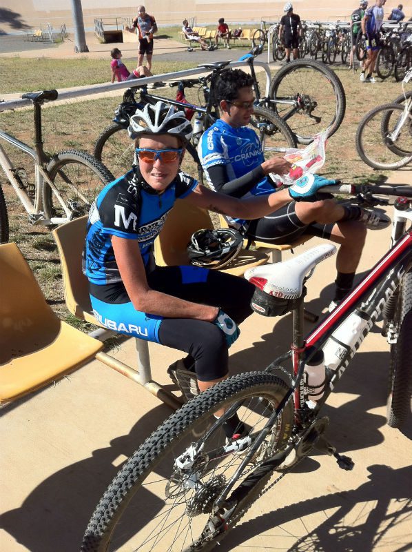 Naomi Hansen, happy to finish after a rather hectic run up to the 2012 ...