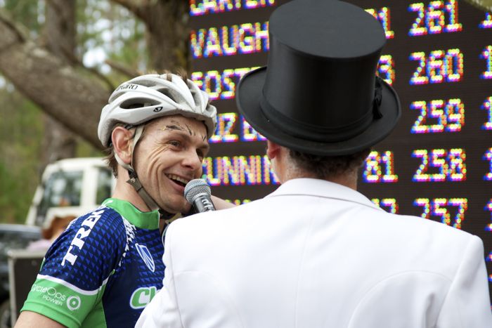 Matthew Fleming all smiles with the 2011 win. - MarathonMTB.com