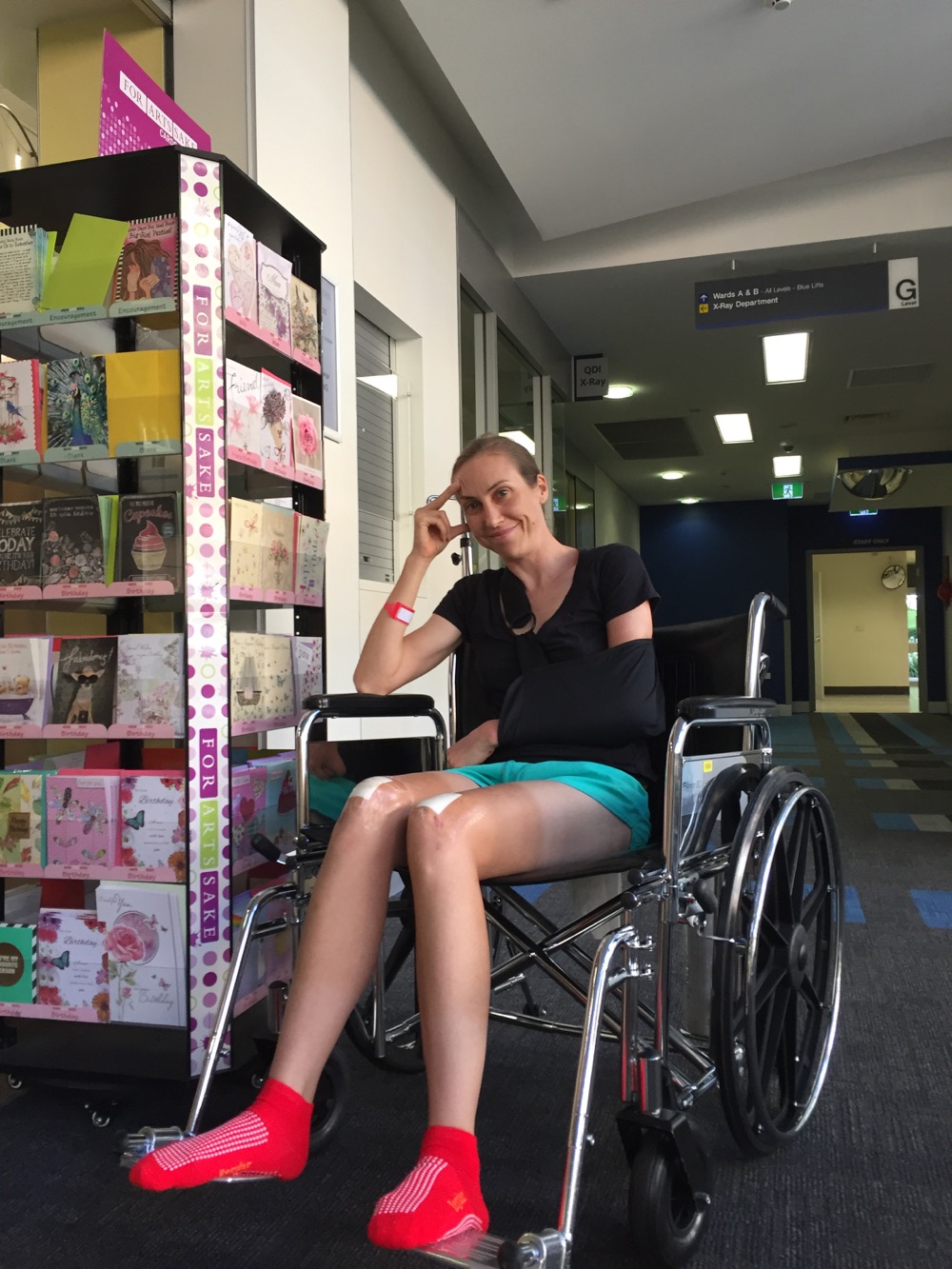 Imogen Smith Crash MarathonMTB Bike - MarathonMTB.com